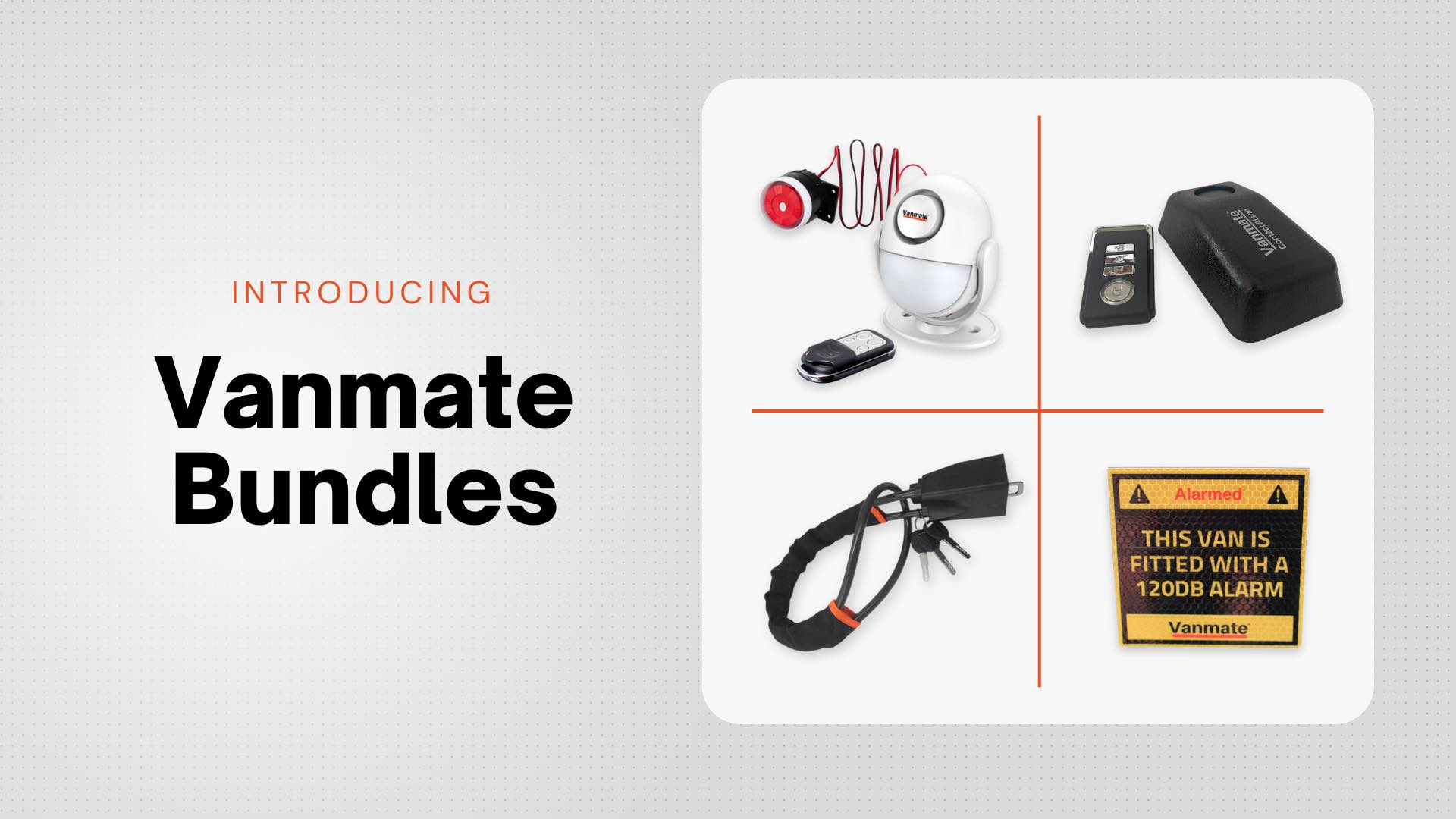 Vanmate Van Security Bundles – Vanmate Van Alarms & Van Security